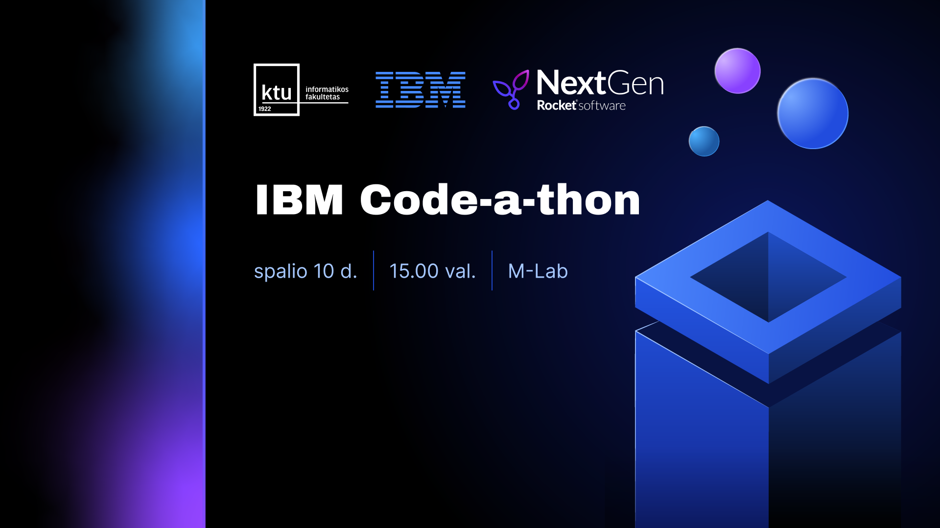 IBM code-a-thon KTU Informatikos fakultete - Informatikos fakultetas | KTU